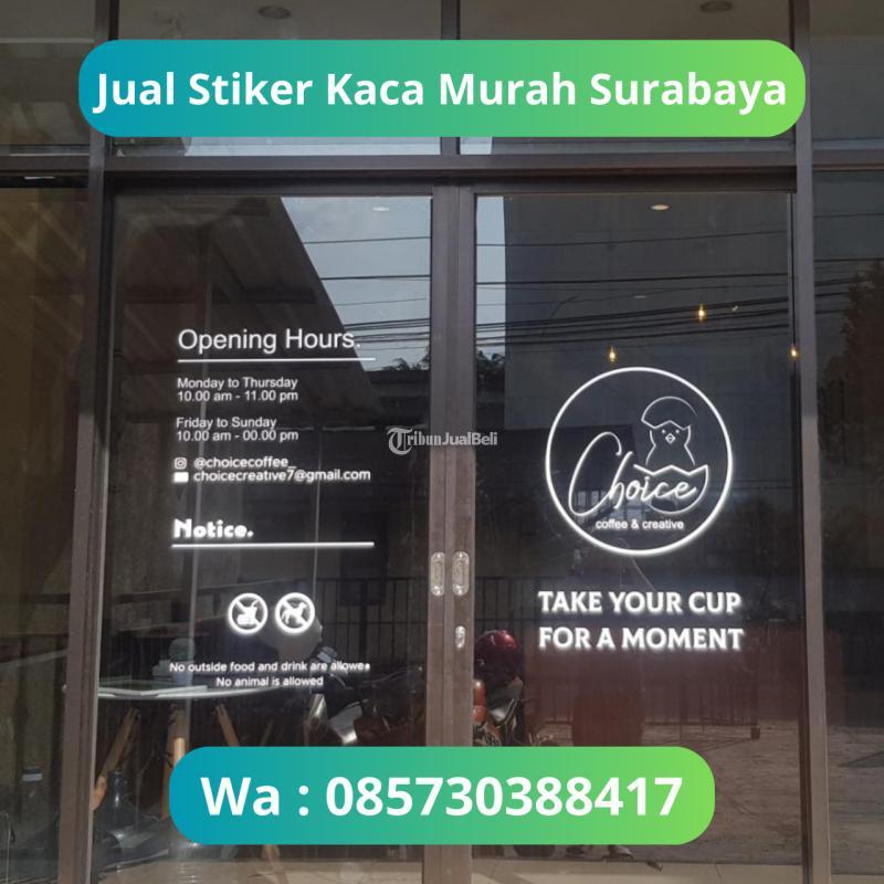 Stiker kaca surabaya motif, sandblast es buram, costum print cutting ...