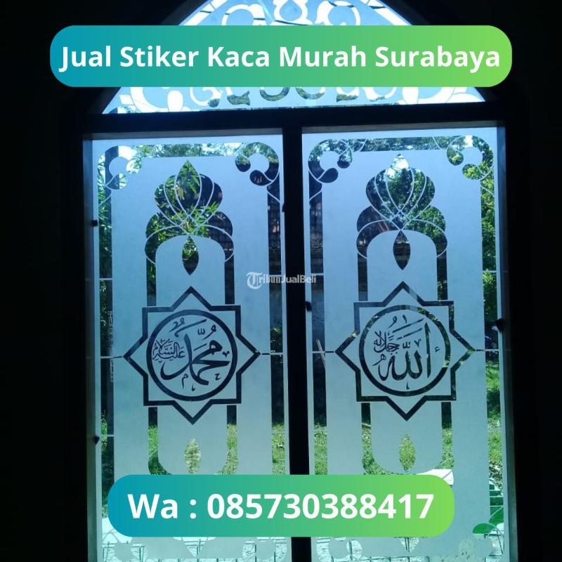 Stiker kaca surabaya motif, sandblast es buram, costum print cutting ...