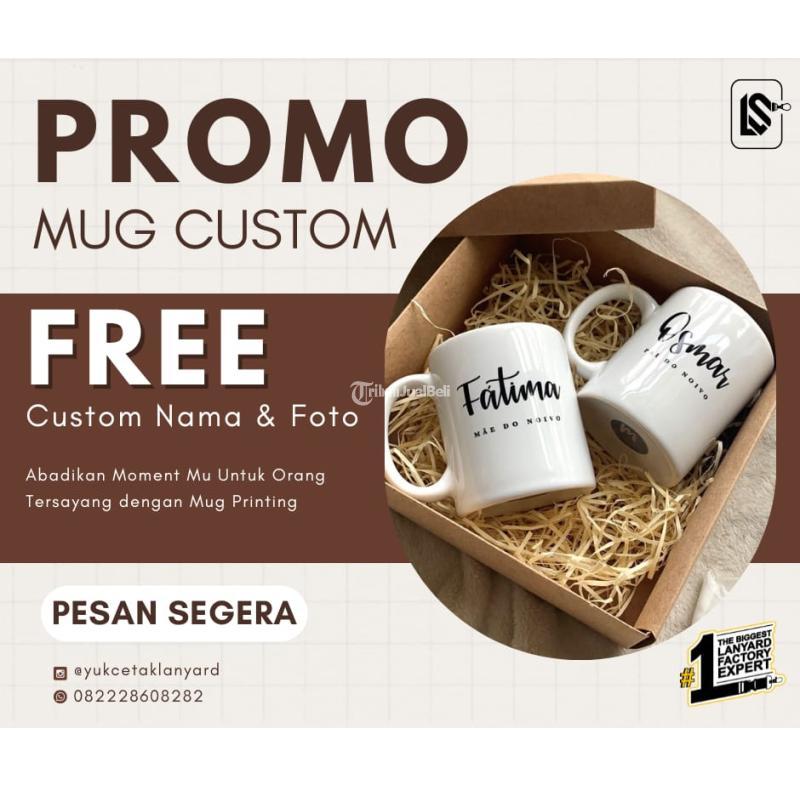 Pabrik Cetak Mug Custom Termurah Lanyard Studio di Surabaya Jawa Timur ...