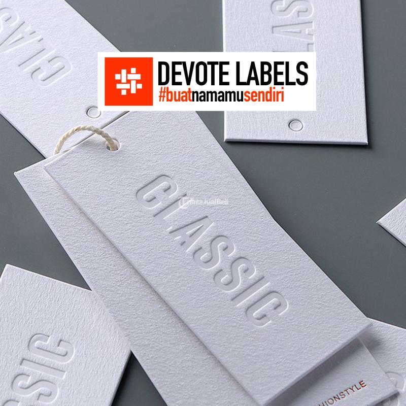 Label Hangtag Ukuran Lengkap Devote Labels di Jombang Jawa Timur ...