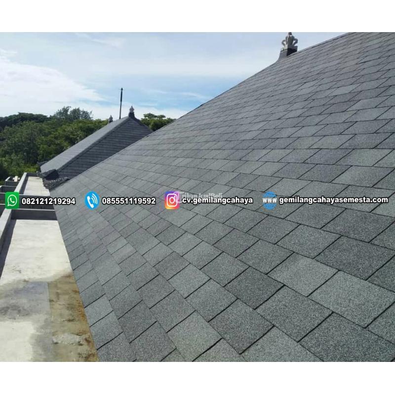 Bali Bitumen Asphalt Shingles Genteng Aspal Flat Atap Sirap Rectangular ...