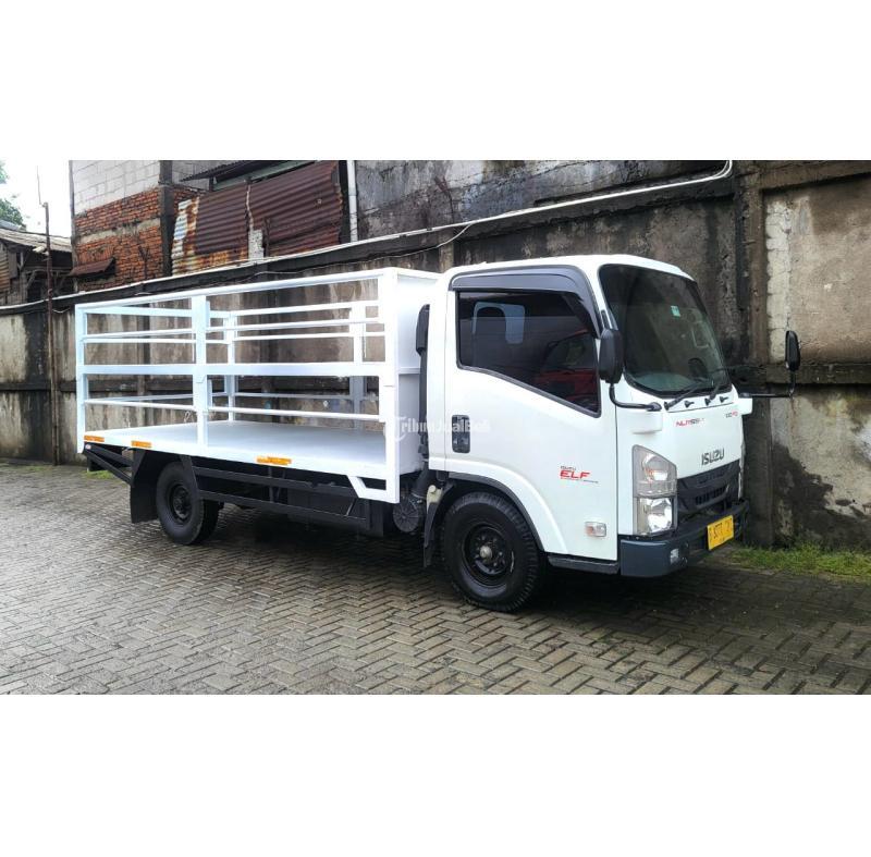 CDE Long Engkel Isuzu Elf Bak Besi Aqua Galon 2021 Bekas Murah Ban Baru ...