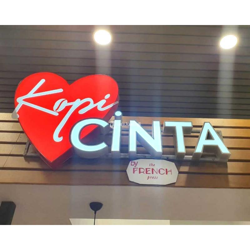 Huruf Timbul LED dan 3D Letter Signage di Jakarta Utara - Tribun JualBeli