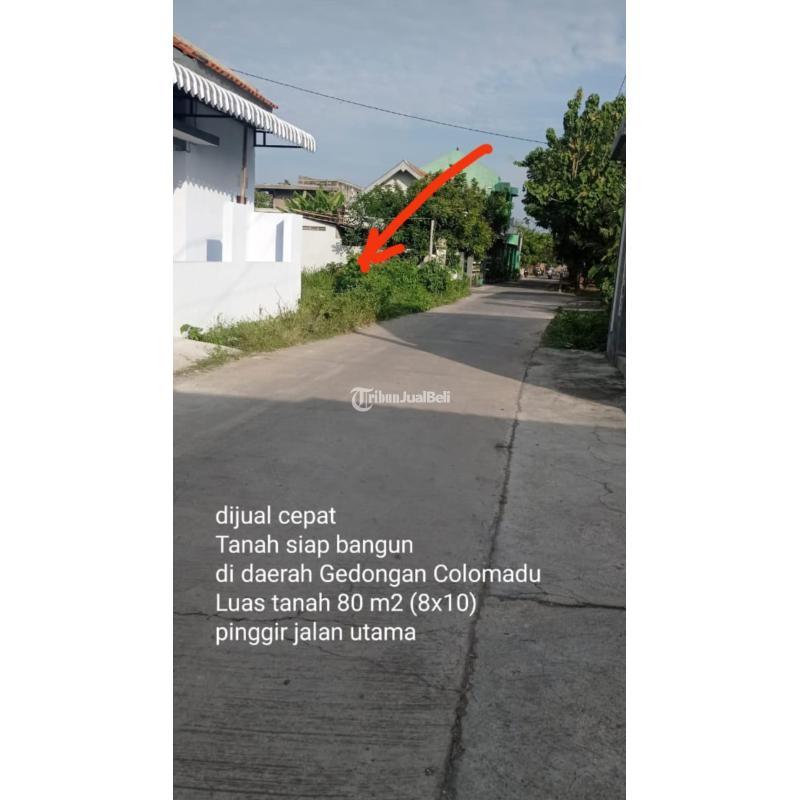 Dijual Tanah Luas 80 m2 Cantik Gedongan Colomadu Tepi Jalan Desa di ...