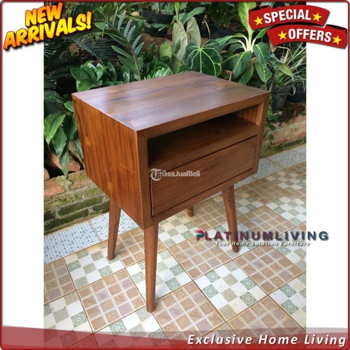Bedside Table Jati Laci 1 , Nakas Jati Minimalis Modern Jati Jepara di ...