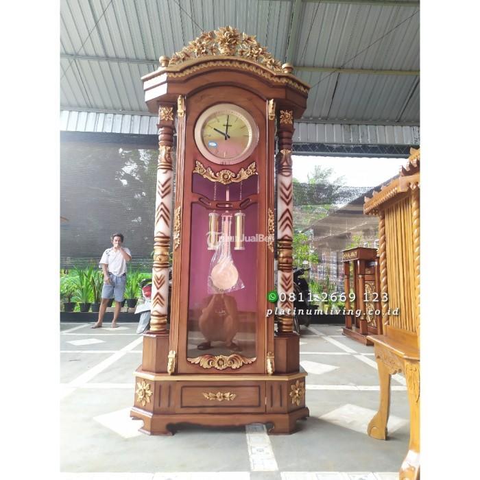 Jam Hias Kayu Jati Ukiran Mewah Jam Ukiran Jepara di Kediri Jawa Timur ...