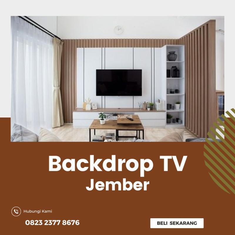 Backdrop TV Memberikan Latar Belakang Visual Yang Menarik di Jember Jawa Timur - Tribun JualBeli