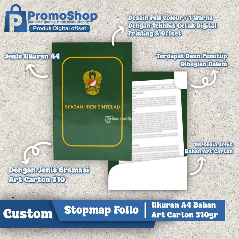 Cetak Stopmap Folio Merah Perusahaan Ukuran A4 Custom Terdekat di ...