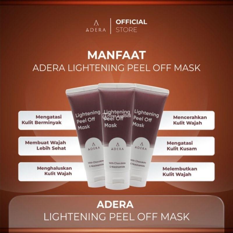 Adera Lightening Peel Off Mask Masker Wajah Penghilang Flek Hitam di ...