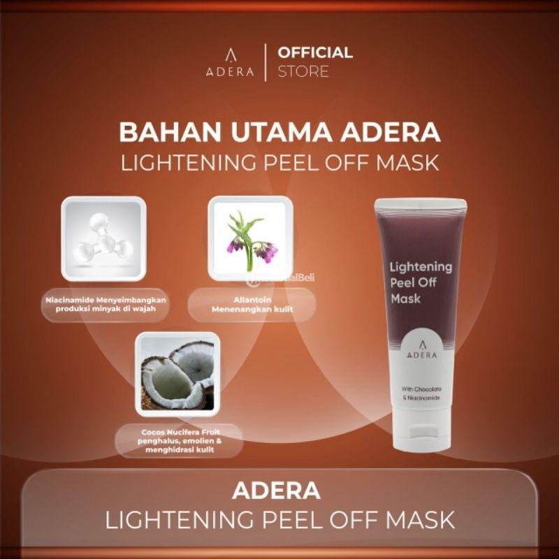 Adera Lightening Peel Off Mask Masker Wajah Penghilang Flek Hitam di ...
