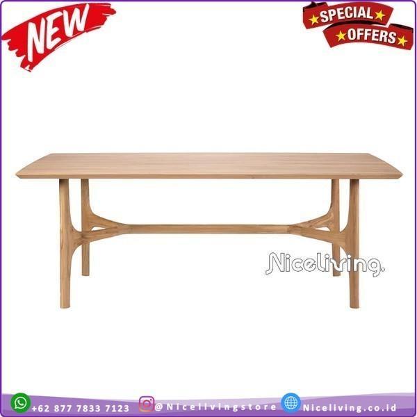 Dining Table Teakwood Furniture Jepara 200cm X 80cm di Surabaya Jawa ...