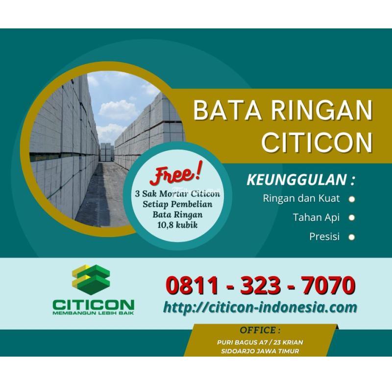 Bata Ringan Citicon di Sidoarjo Jawa Timur - Tribun JualBeli