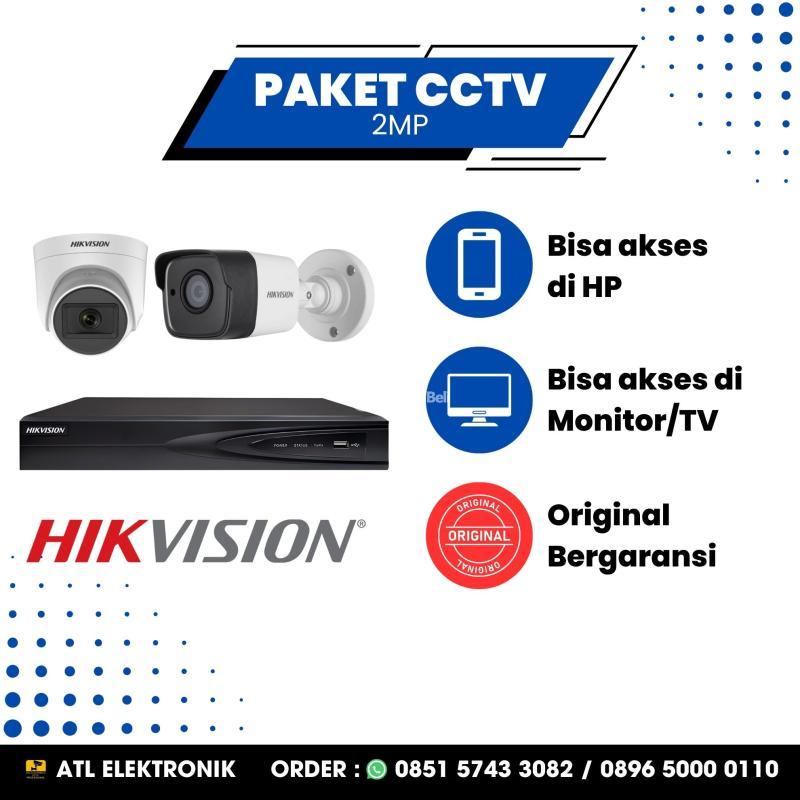 Paket CCTV Hikvision 2MP Bisa Akses Di HP, TV, Monitor di Malang Jawa ...