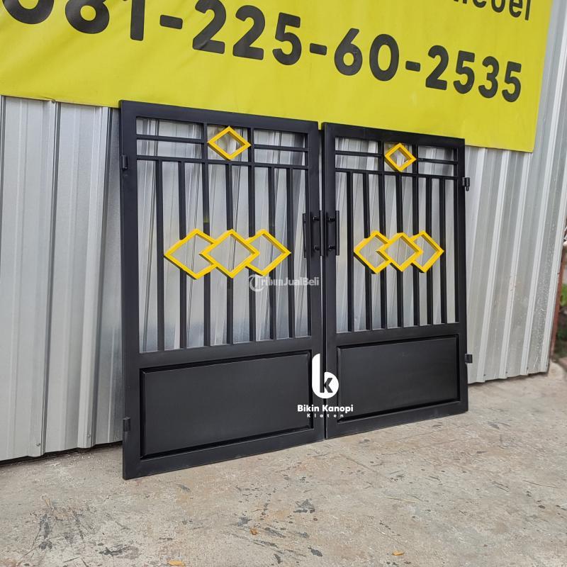 Jasa Pembuatan Pintu Pagar Besi Hollow Termurah di Klaten Jawa Tengah ...