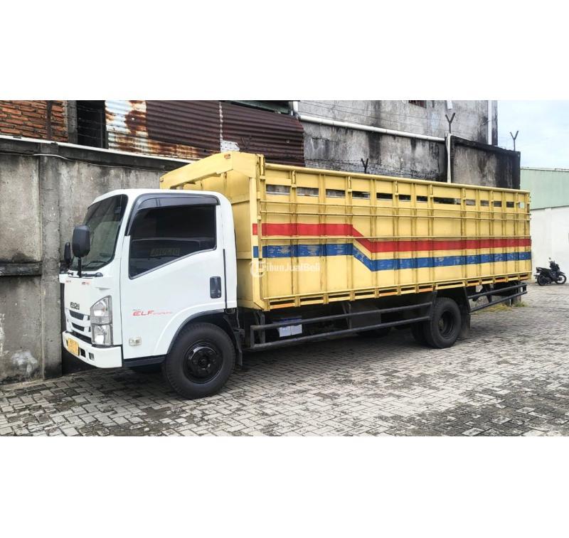 CDD Long NMR71l Isuzu Elf 2019 Bak Besi 6 Meter Mulus 4 Ban Baru di ...