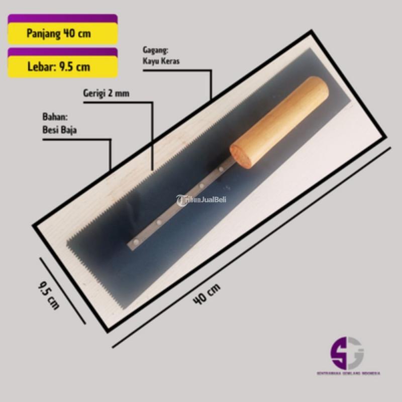 Raskam Gerigi 2mm Dentate Trowel 2mm 40 Cm Grosir di Jakarta Barat - Tribun JualBeli