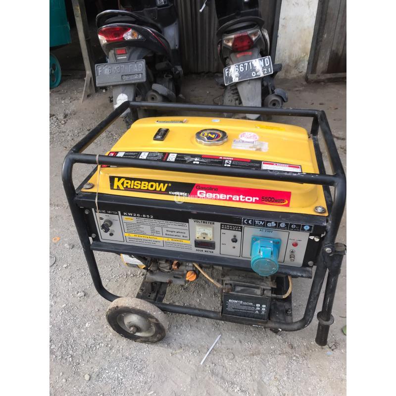 Mesin Genset Krisbow 5500Watt Mulus Siap Kerja Jatikarya di Bekasi Kota ...