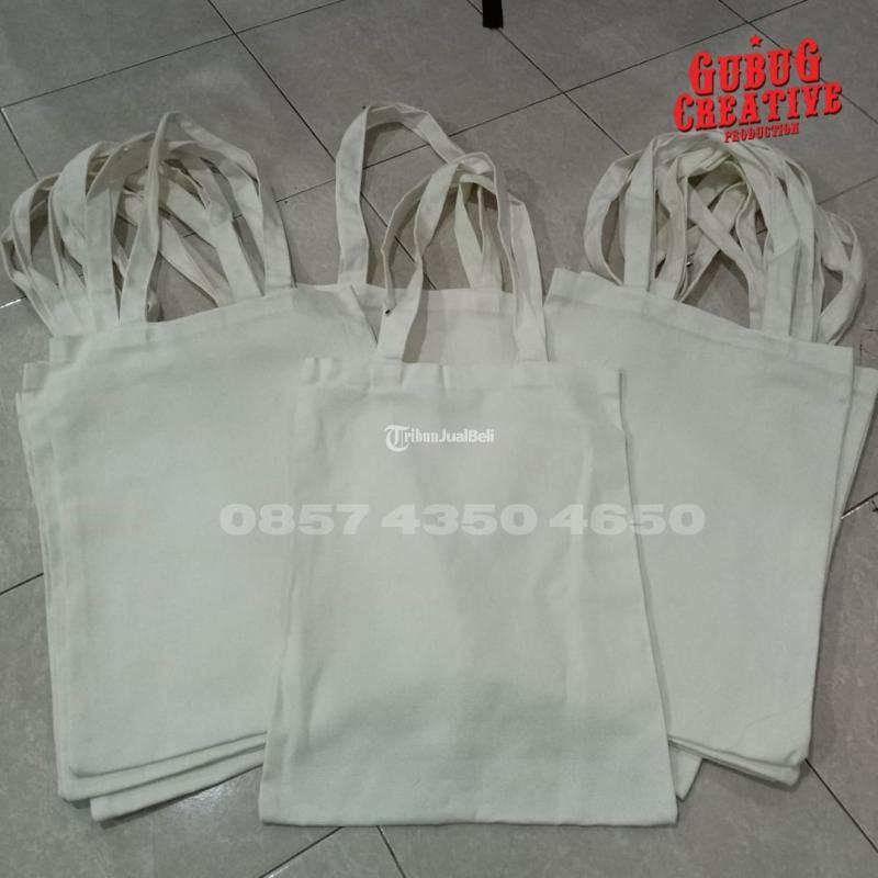 Totebag Blacu Polos Ready Stok di Gunung Kidul Yogyakarta - Tribun JualBeli