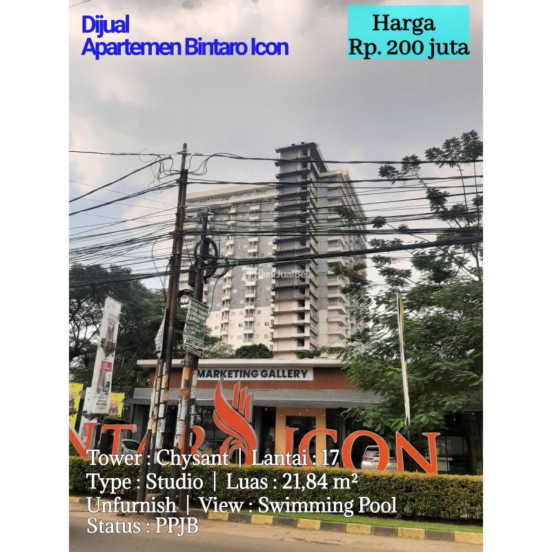 Dijual Apartemen Bintaro Icon Type Studio Unfurnished di Tangerang ...