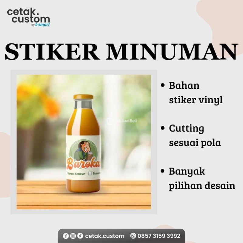 Jasa Cetak Stiker label Minuman Online di Sidoarjo Jawa Timur - Tribun ...