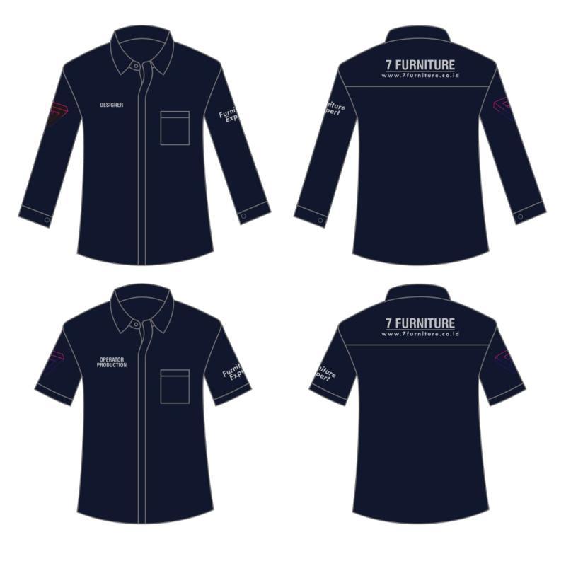 Best Seller Seragam Kemeja Custom Bordir Menerima Pesanan di Bandung ...