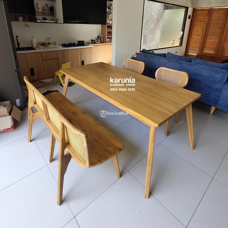 Jasa Desain Interior Dapur Meja Makan Kayu Jati Minimalis Klaten Solo Raya di Klaten Jawa Tengah ...