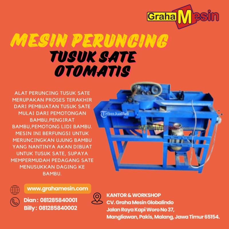 Terbaik Mesin Peruncing Tusuk Sate Otomatis Graha Mesin di Malang Jawa ...