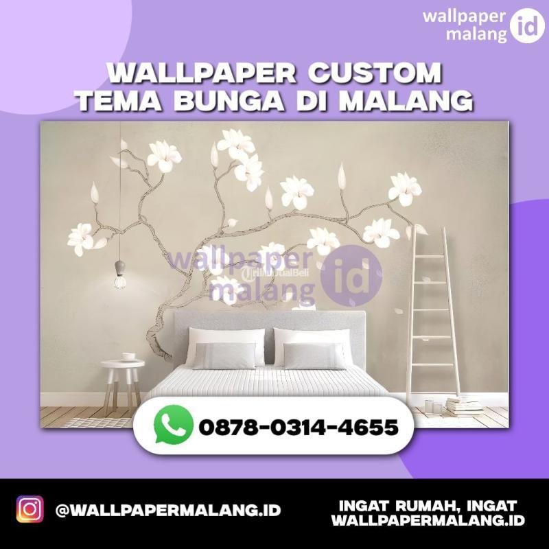 Wallpaper Custom Tema Bunga di Malang Kota Jawa Timur - Tribun JualBeli