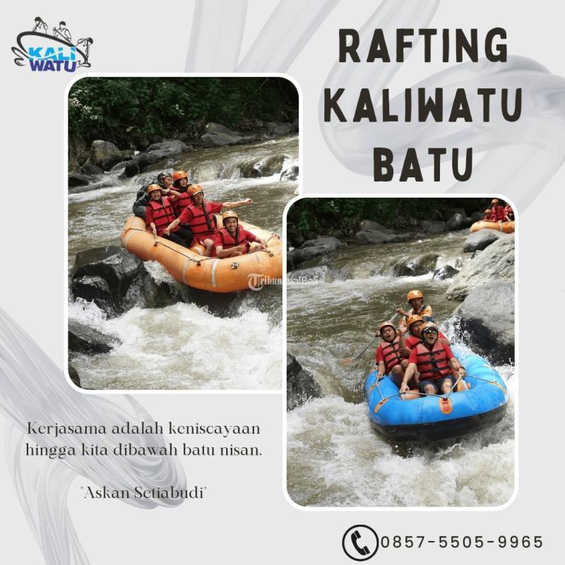Vendor Outbound Rafting Kaliwatu di Batu Jawa Timur - Tribun JualBeli