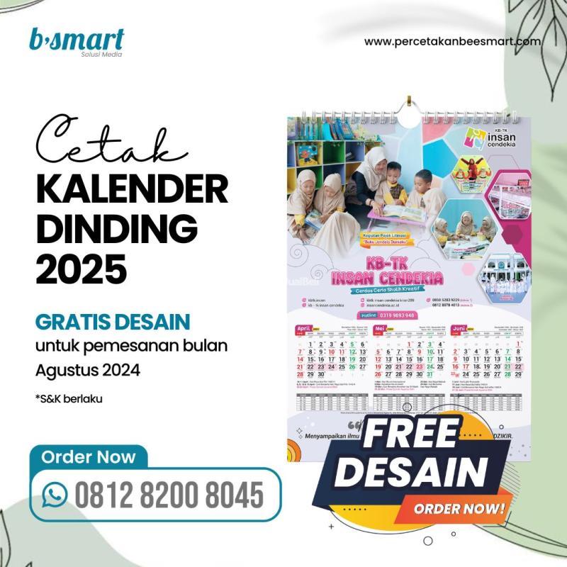 Cetak Kalender 2025 Percetakanbeesmart.com di Sidoarjo Jawa Timur ...