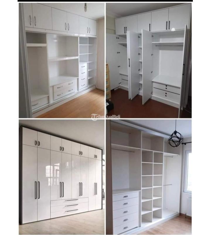 Jasa Pembuatan Almari Pakaian Bahan Plywood Lapis HPL Bisa Custom ...