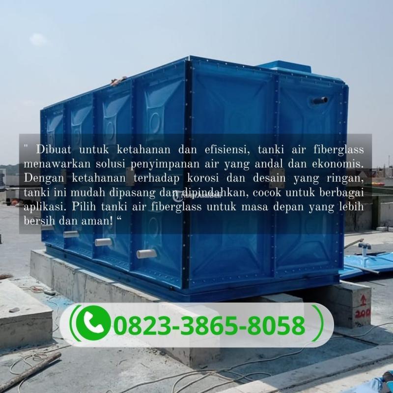 Tangki Panel FRP Fiberglass, Tangki Air FRP 30000 Liter Bergaransi di ...