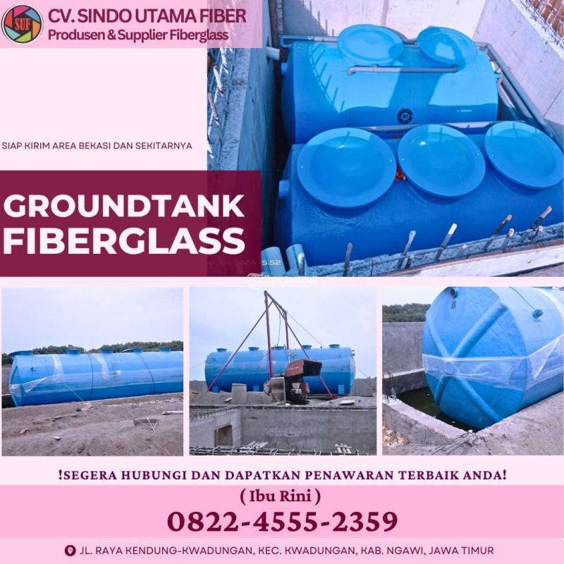 Groundtank Fiberglass Solusi Penyimpanan Air bawah Tanah di Bekasi Jawa ...