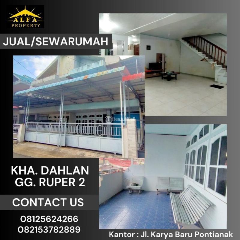 Dijual Rumah LT208 LB315 SHM 4KT 2KM Jalan KHA Dahlan Ruper 2 di Kota ...