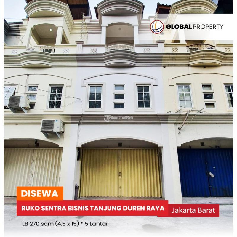 Ruko Sentra Bisnis Luas 270m2 SHM di Tanjung Duren, Grogol Petamburan ...