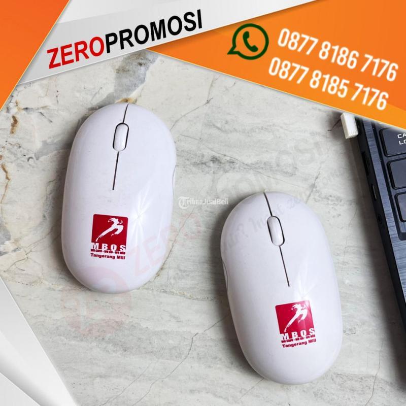 Mouse Wireless MW04 Cetak Logo Custom Untuk Promosi Bisnis di Tangerang Banten - Tribun JualBeli