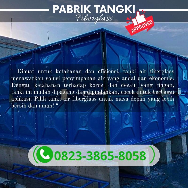 Tangki Air FRP Fiberglass 3000 Liter di Pangandaran - Tribun JualBeli