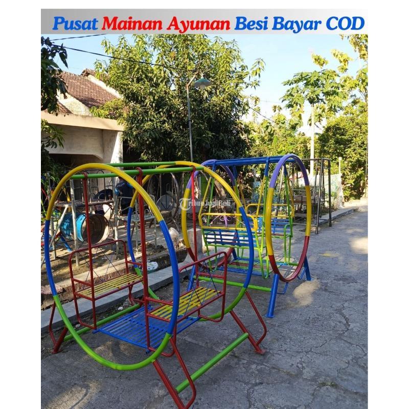 Produksi Ayunan Besi Bulat Minimalist dan Mainan Playground di Tegal ...