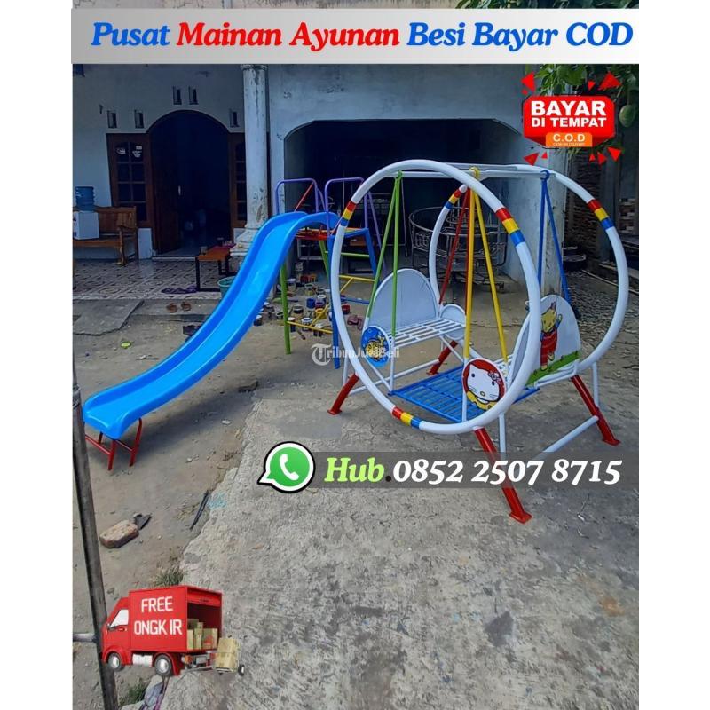 Produksi Ayunan Besi Bulat Bergambar Klasik Dan Mainan di Garut ...