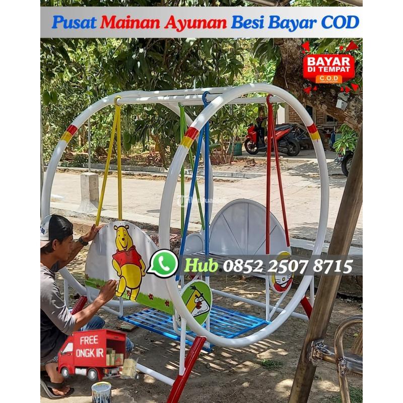 Produksi Ayunan Besi Bulat Bergambar Klasik Dan Mainan di Garut ...