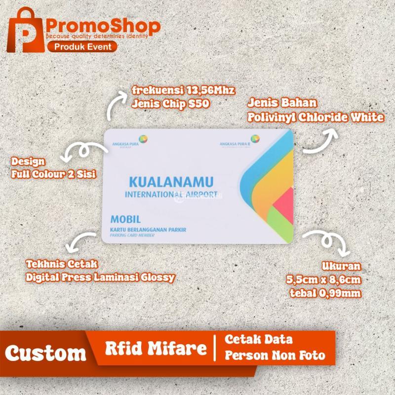 Cetak Kartu Mifare Access RFID Data Perso Non Foto Percetakan di ...