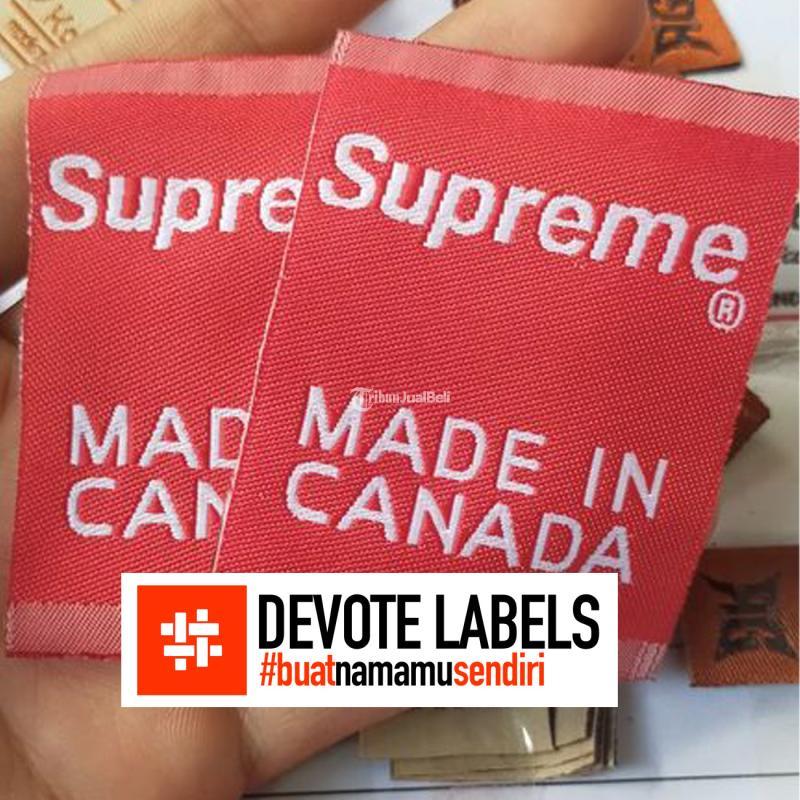 Cetak Label Pakaian Nylon di Katingan - Tribun JualBeli