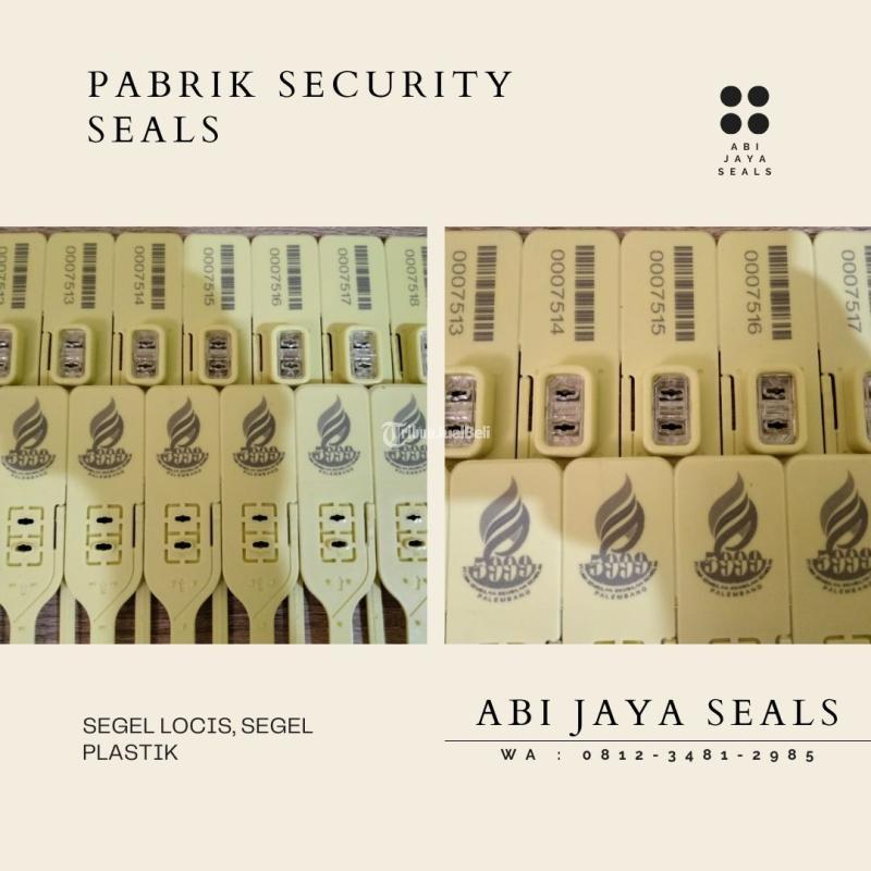 Pabrik Segel Plastik Security Seals Locis di Tuban - Tribun JualBeli