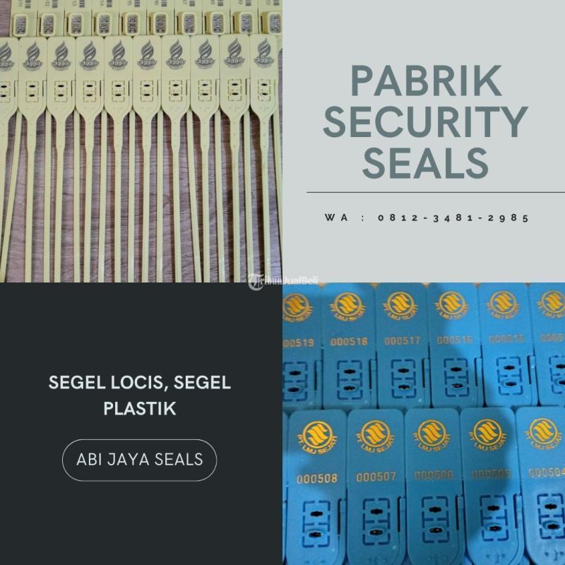 Pabrik Segel Plastik Security Seals Locis di Surabaya - Tribun JualBeli