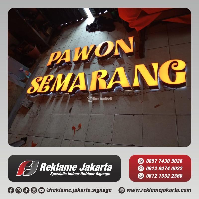 Jasa Produksi LED Letter Signage dan Huruf Timbul LED di Jakarta Utara ...