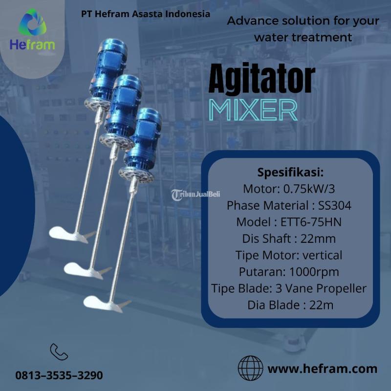 Supplier Agitator Mixer 0,4 KW 12 HP 1000 RPM 3 Phase di Bogor - Tribun ...