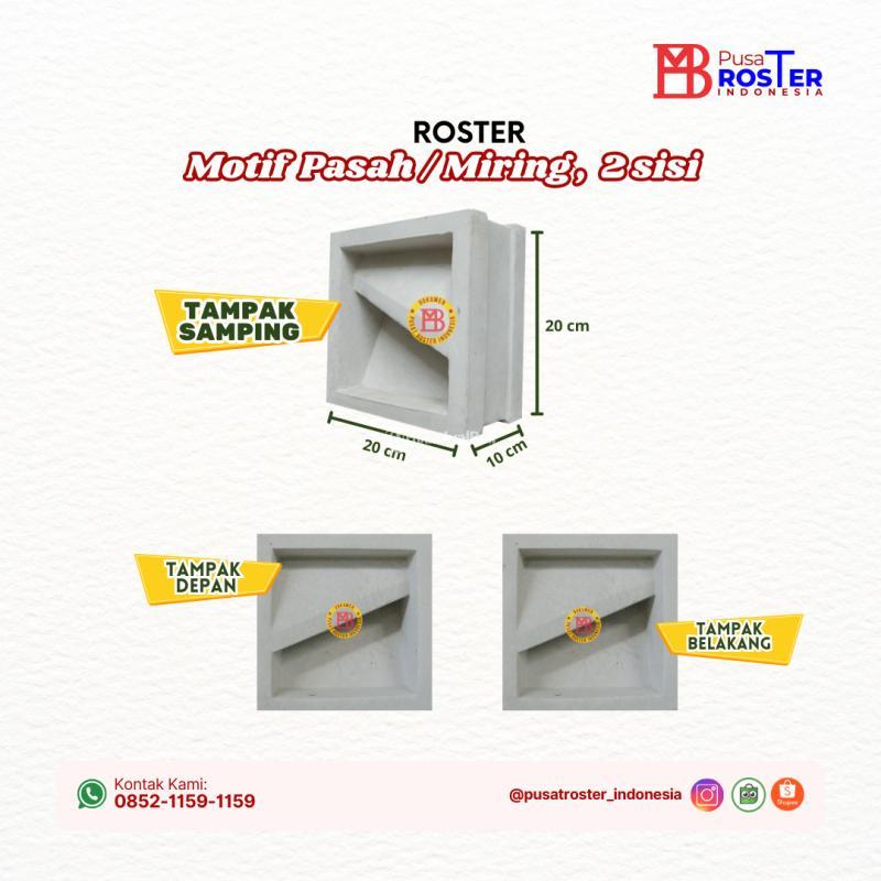 Roster Dinding Motif Miring atau Pasah 2 Sisi di Sleman - Tribun JualBeli