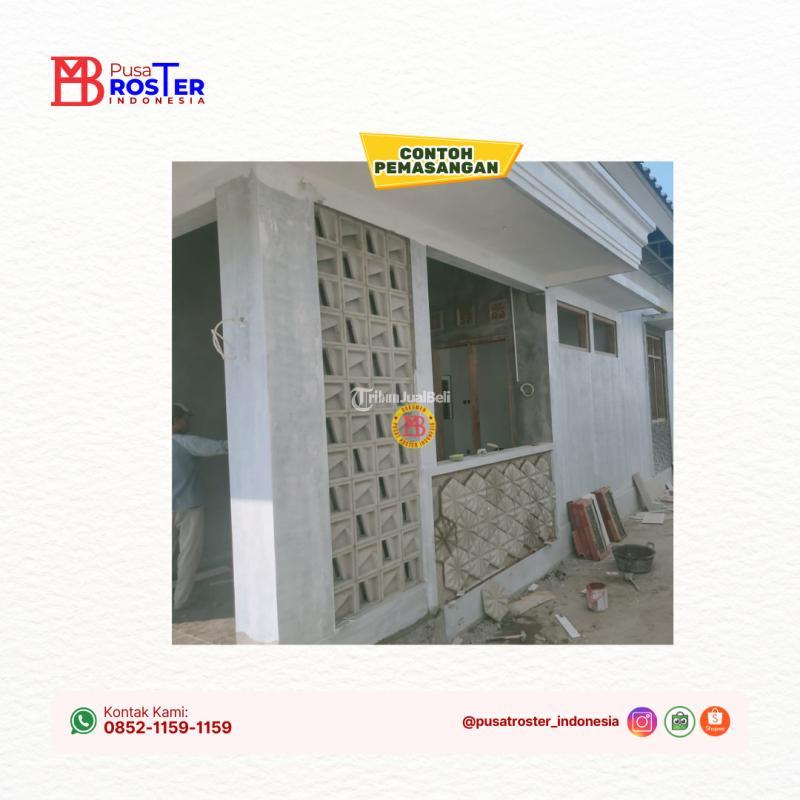 Roster Dinding Motif Miring atau Pasah 2 Sisi di Sleman - Tribun JualBeli