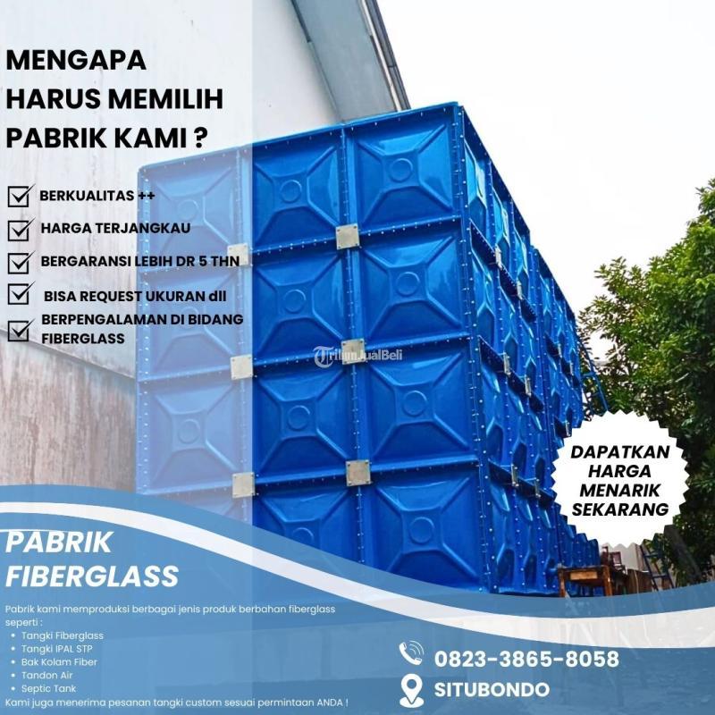 Tangki Air FRP Fiberglas 9000 Liter di Situbondo - Tribun JualBeli