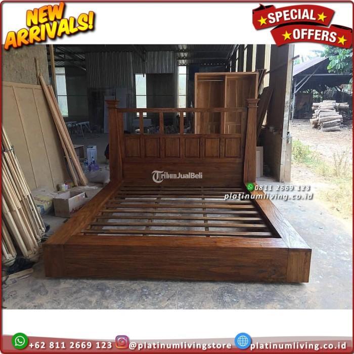 Produsen Tempat Tidur 180x200 Kayu Jati Minimalis di Jepara - Tribun ...